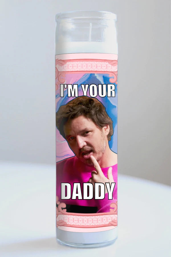 Daddy Pedro Pascal Illuminidol Candle – Shop Atown