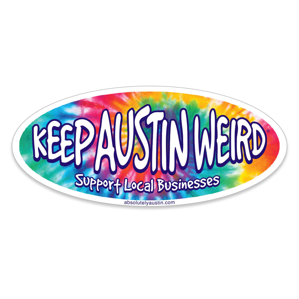 Keep Austin Weird Tie Dye Sticker – Shop Atown
