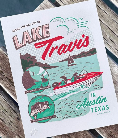Lake Travis Print – Shop Atown