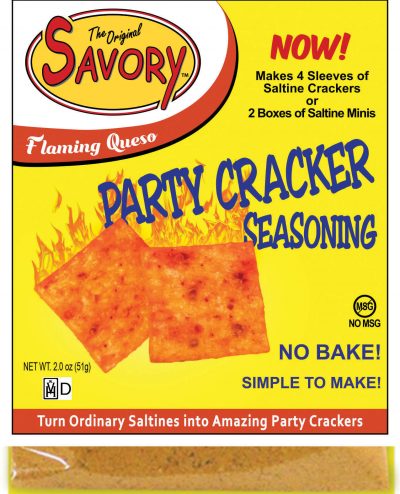 Savory Saltine Seasoning - Flaming Queso – Shop Atown